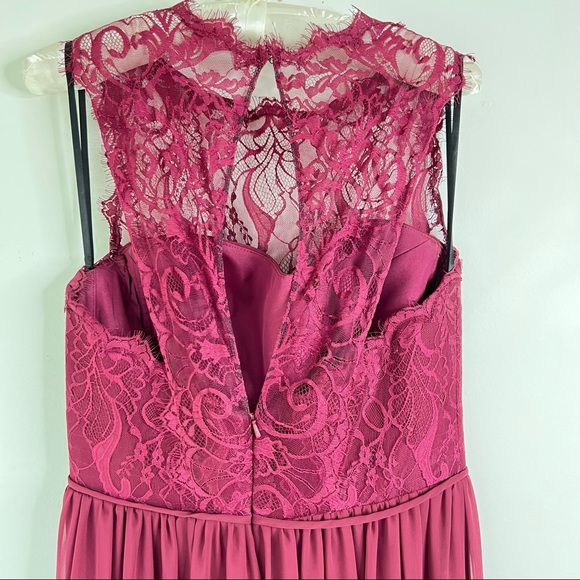 Hailey Paige Occasions | Dresses | Hailey Page Occasions Burgundy Lace ...